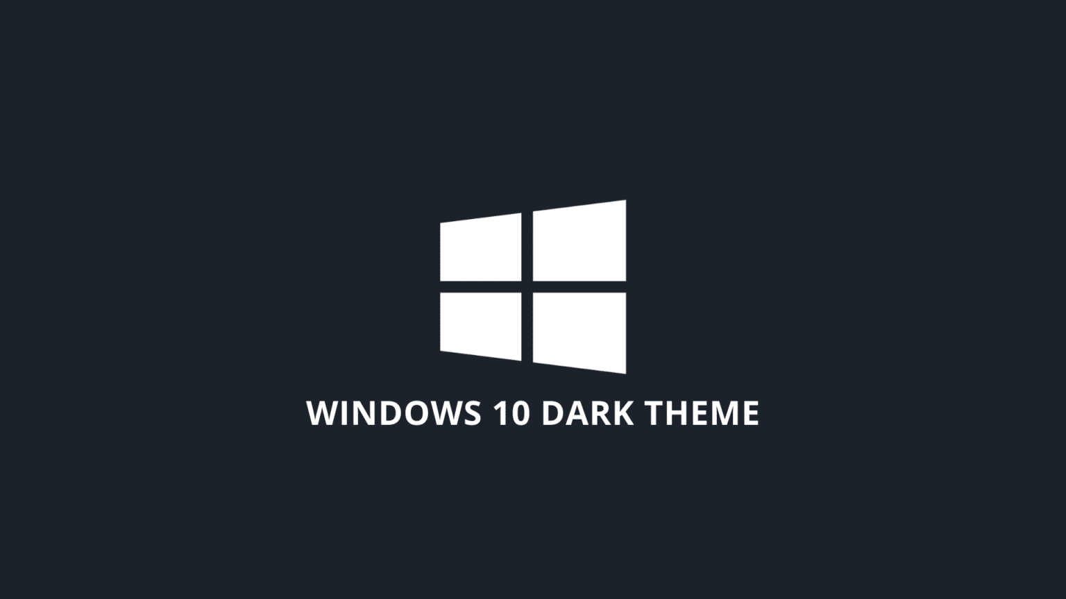 O melhor tema escuro do Windows 10 para seus olhos! - GetWox
