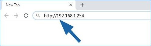192.168.1.254 管理員登錄 - 訪問路由器頁面