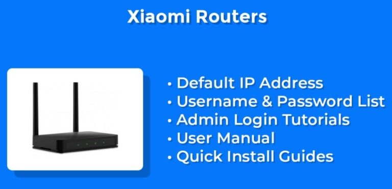 Connexion au routeur MI - Accédez à l'administrateur MiWiFi @ 192.168.31.1