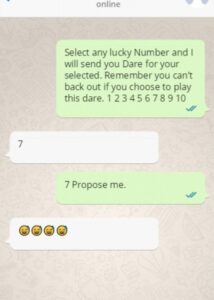 250+ WhatsApp Dare Games for Friends & Couples (2021) - GetWox